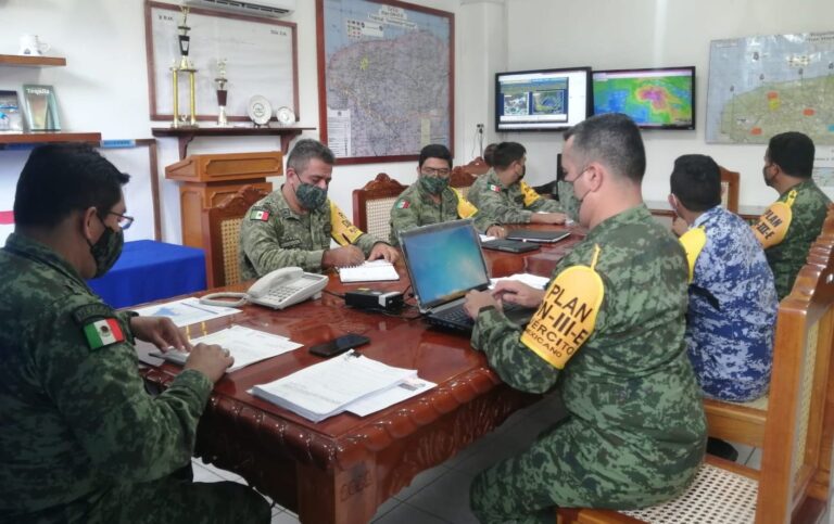 Ejército activa el plan DN-III-E ante el impacto del huracán "Grace"